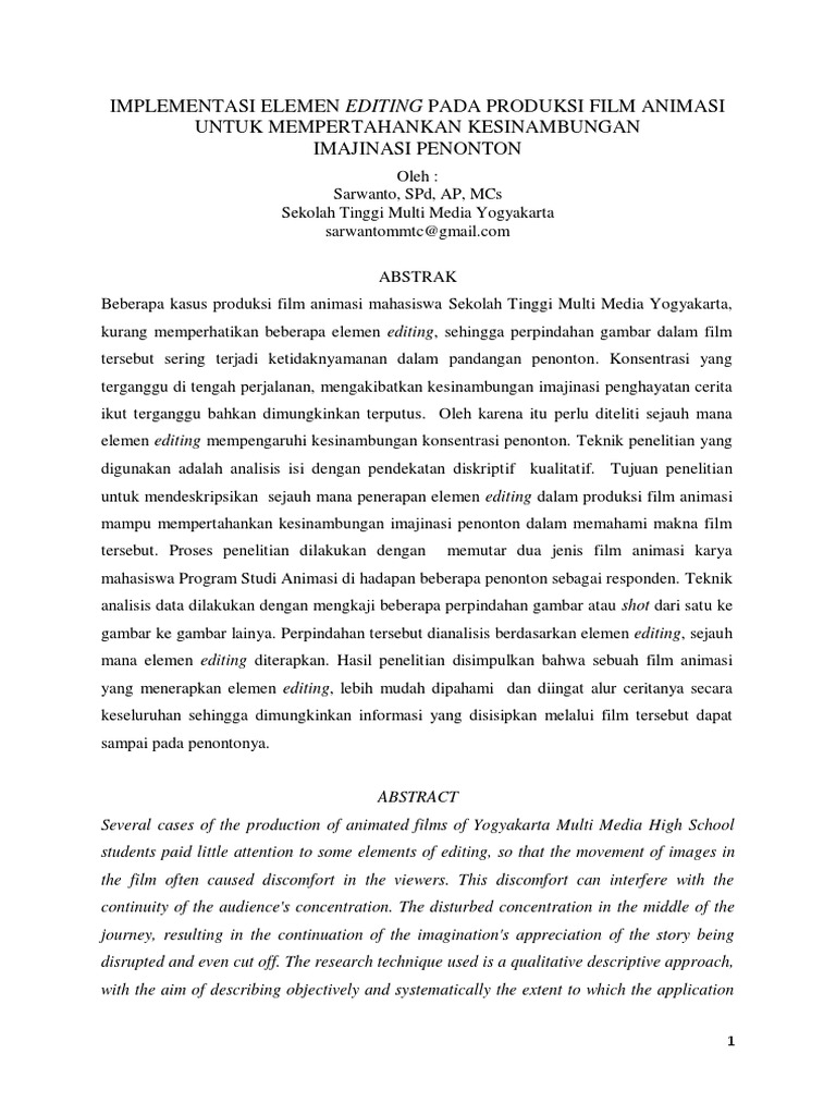 Implementasi Elemen Editing Dalam Produk | PDF