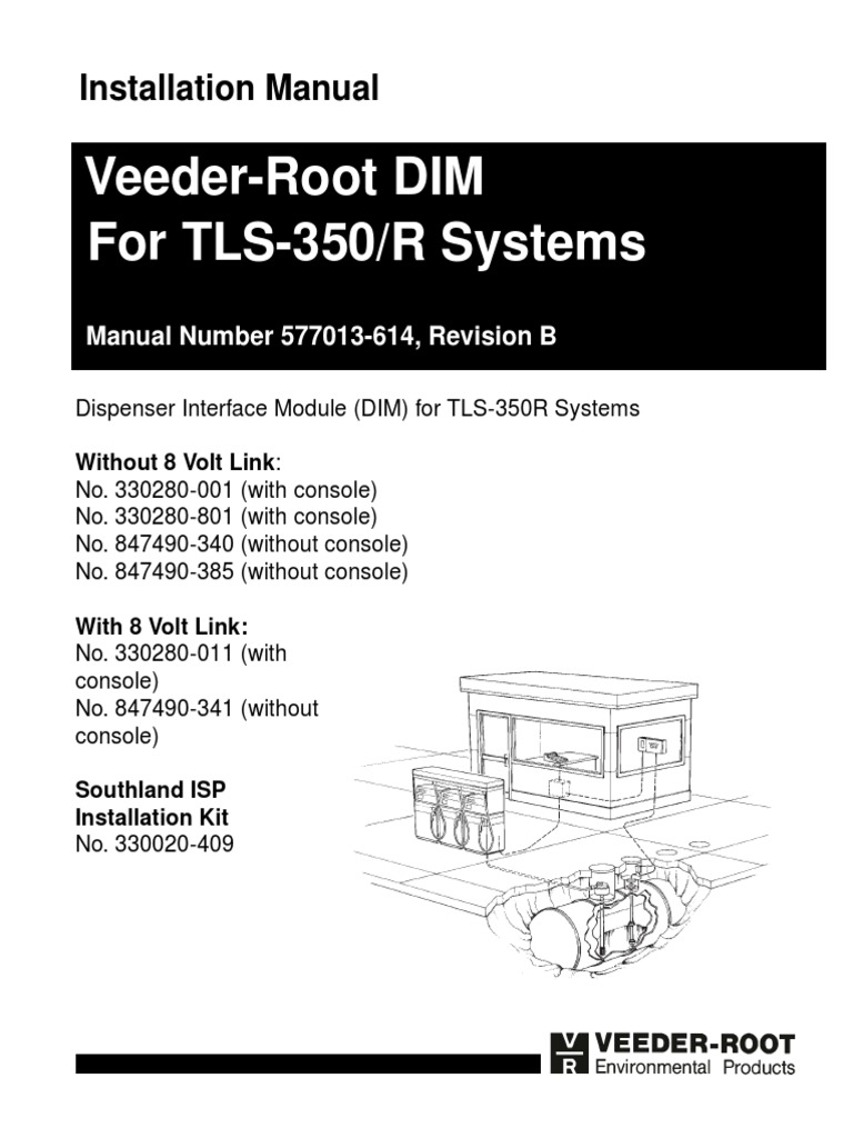 577013-614 Veeder-Root Dispenser Interface Module (DIM) For TLS-350R Systems Installation Manual ...