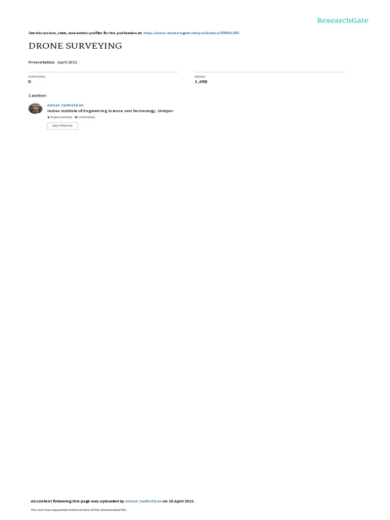 Drone Surveying Presentation 2 | PDF | Unmanned Aerial Vehicle | Surveying