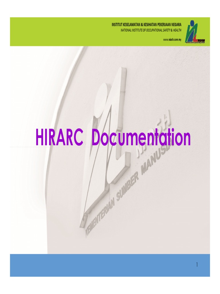 10-HIRARC Documentation | PDF | Occupational Safety And Health | Risk