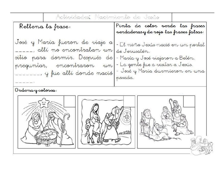 Navidad - Dibujo para Colorear | PDF