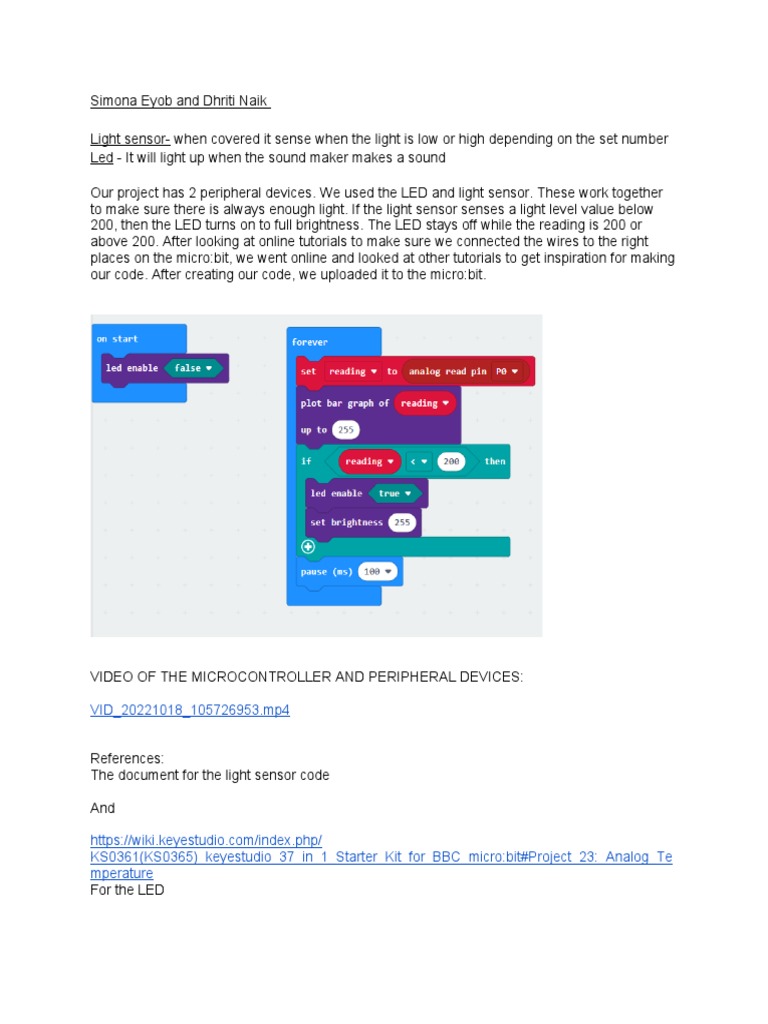 Microcontroller Mini Project 1 | PDF | Home & Garden