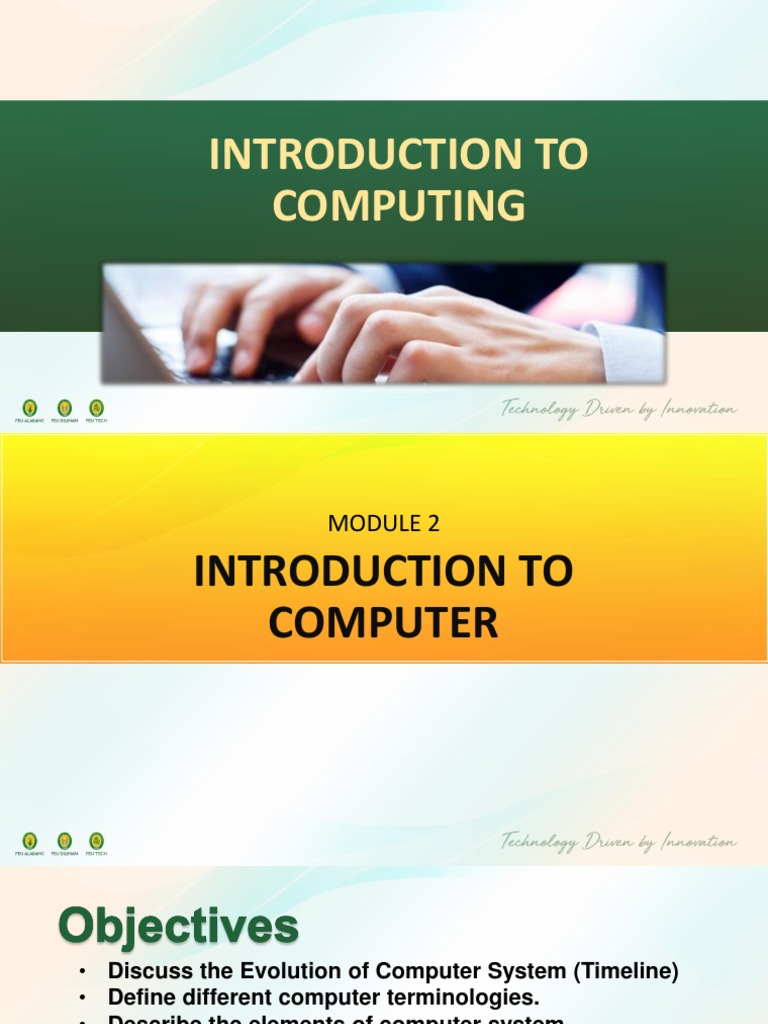 (M2-MAIN) Introduction To Computer | PDF