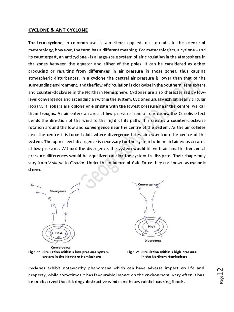 Understanding Cyclones and Anticyclones: A Comprehensive Overview of ...