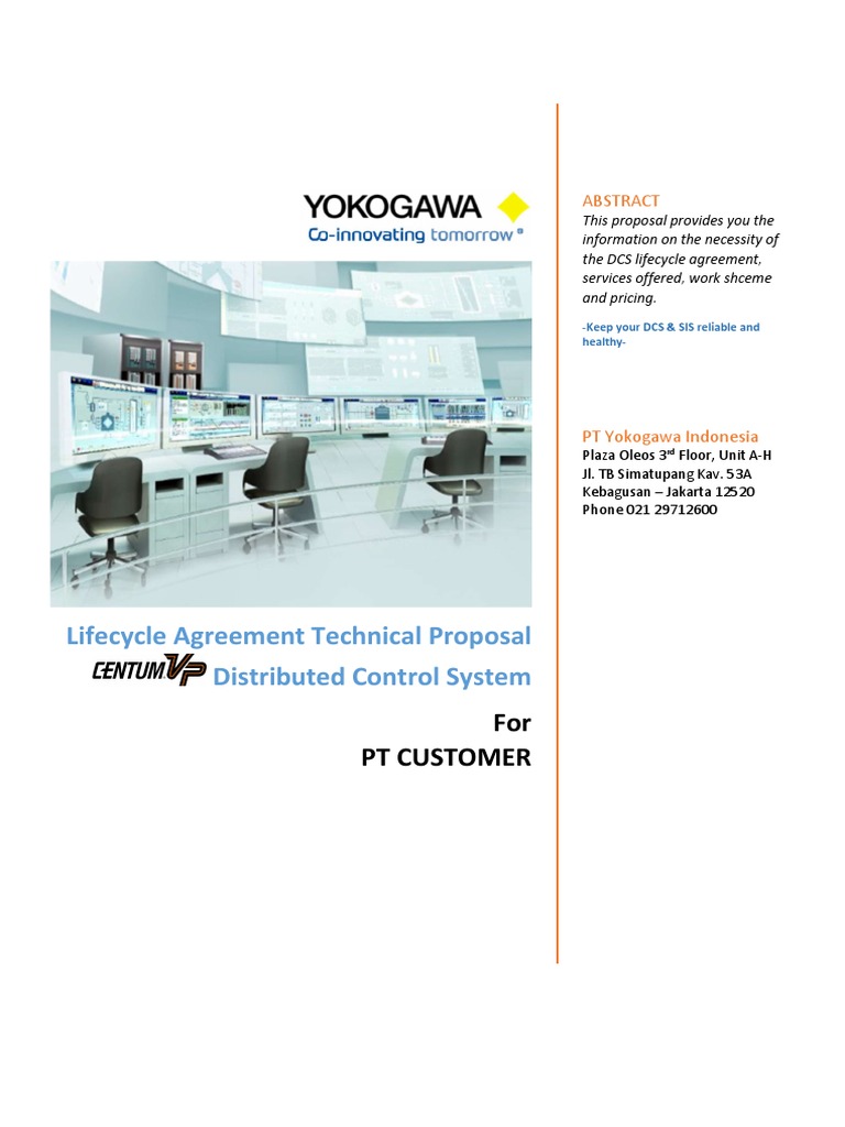 Lifecycle Agreement Proposal For DCS - Example | PDF | Computer Virus ...