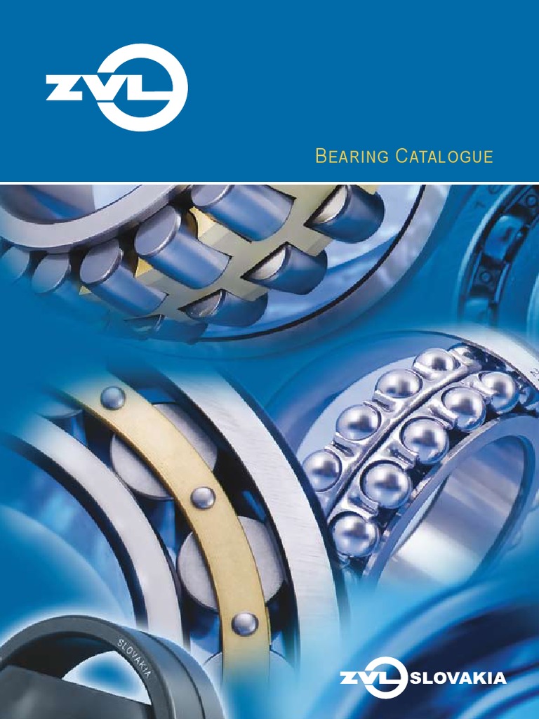 Zvl Catalogue Pdf Bearing Mechanical Mechanical Engineering