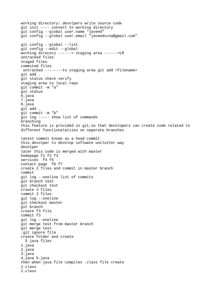Gitcommands Pdf Directory Computing Computer File