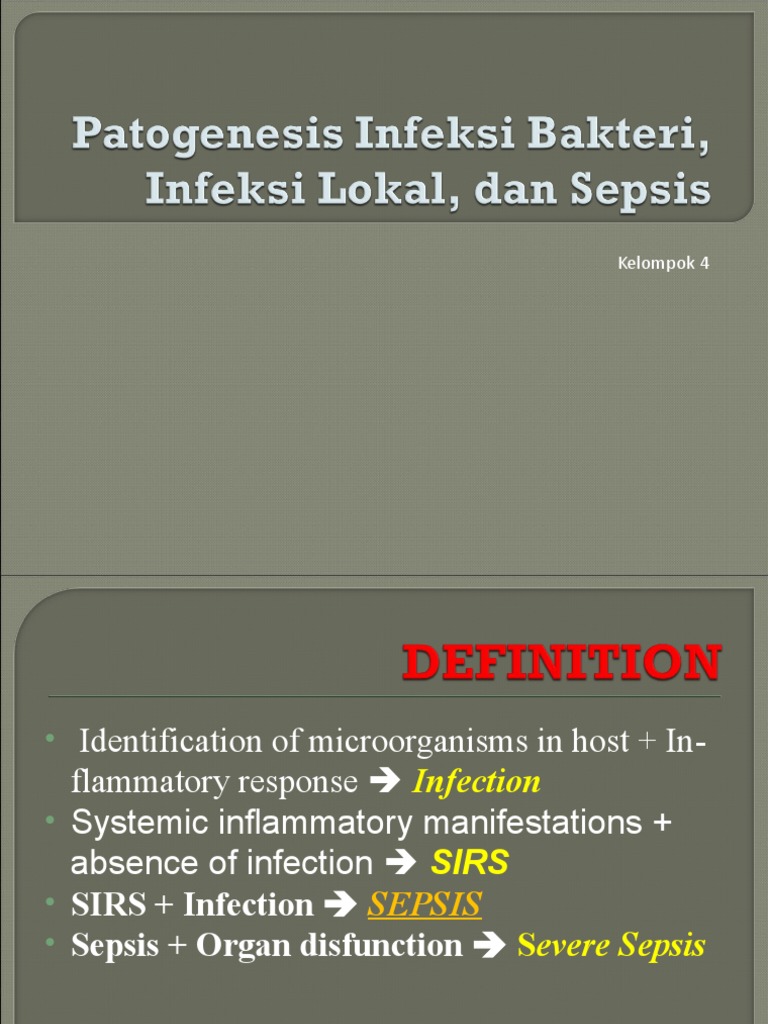 Patogenesis Infeksi Bakteri, Infeksi Lokal, Dan Sepsis | PDF ...
