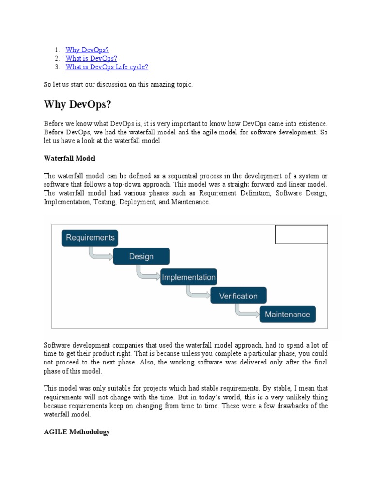 Unit1 Devops | Download Free PDF | Software Development Process | Agile Software Development