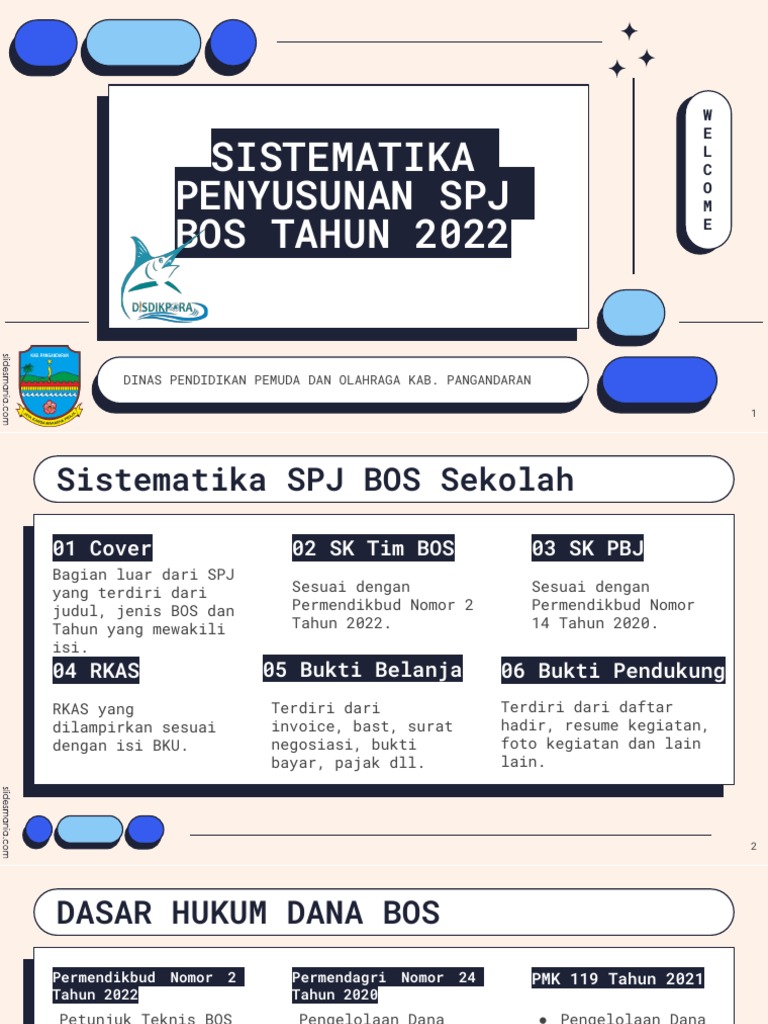 Panduan Penyusunan SPJ BOS 2022 | PDF