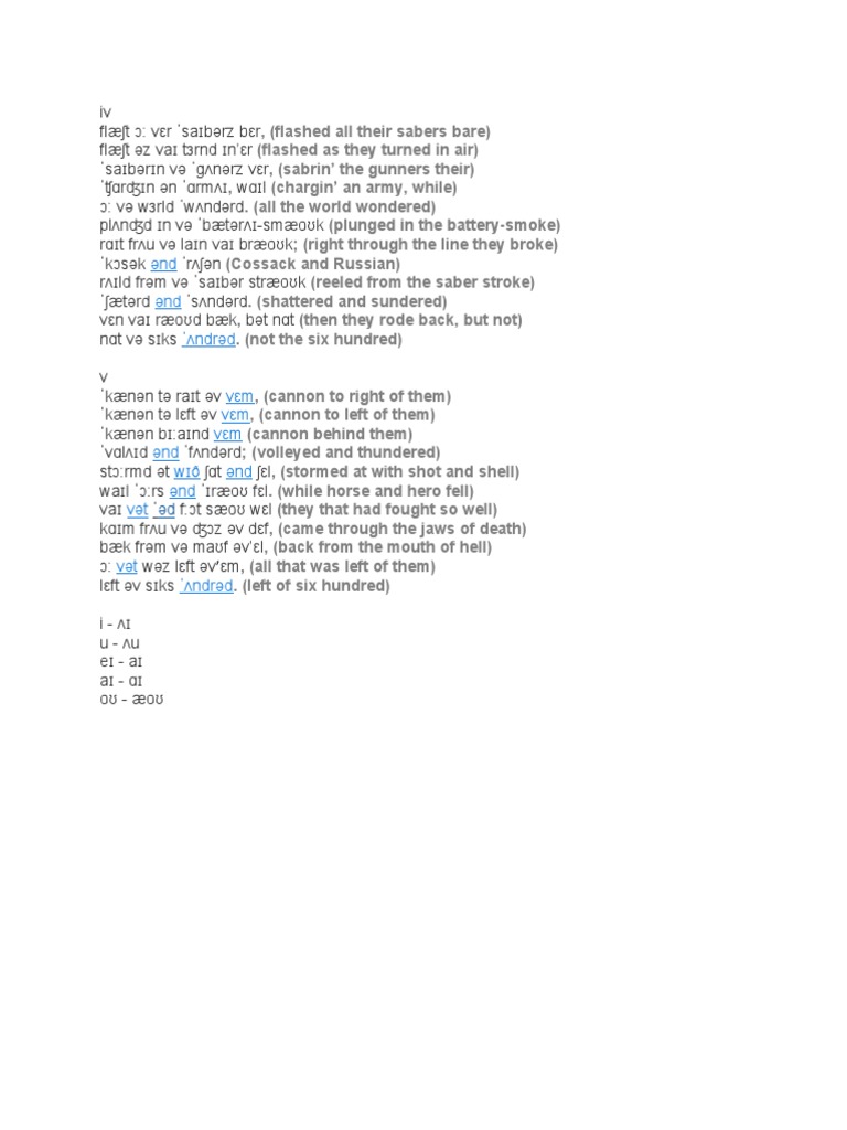 IPA of Cockney British | PDF