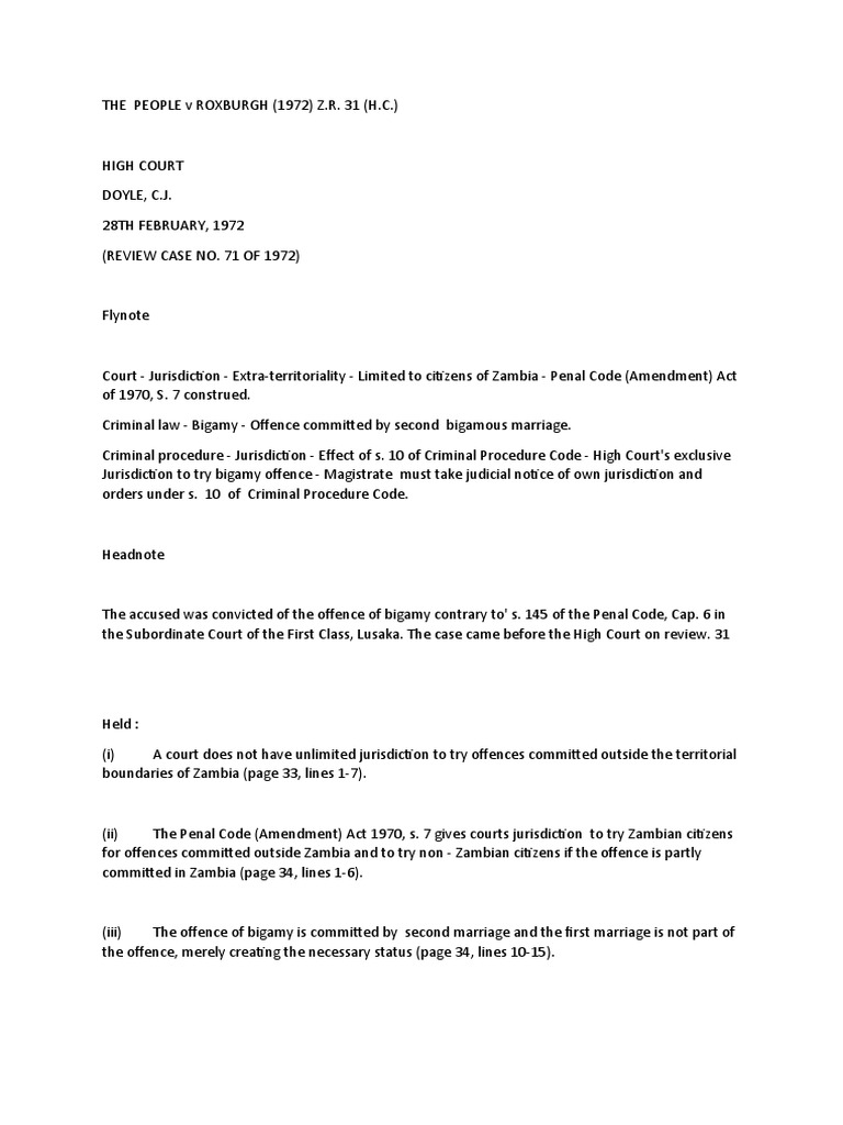 THE PEOPLE V ROXBURGH | PDF | Crimes | Crime & Violence