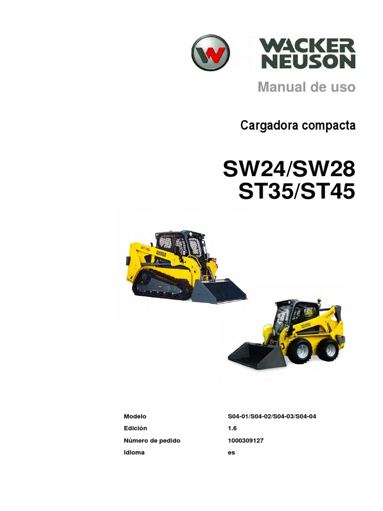 SW24/SW28 ST35/ST45: Manual de Uso | PDF | Reciclaje