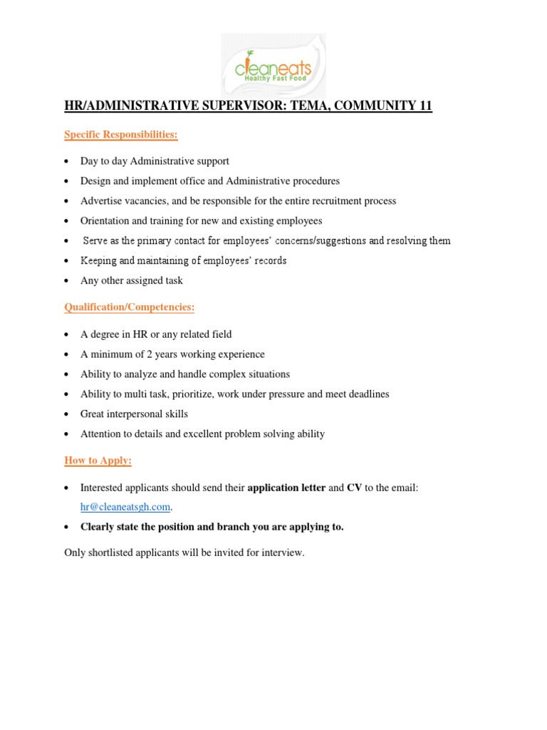 Vacancies (Job Advert) | PDF | Recruitment | Business