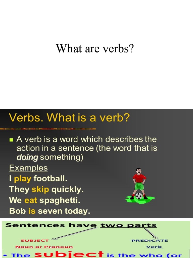 Finite and Non-Finite Verbs | PDF | Verb | Subject (Grammar)