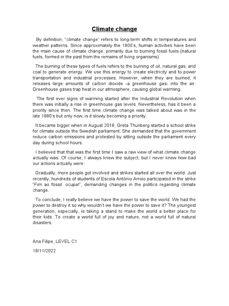 Climate Change | PDF Climate Change | PDF