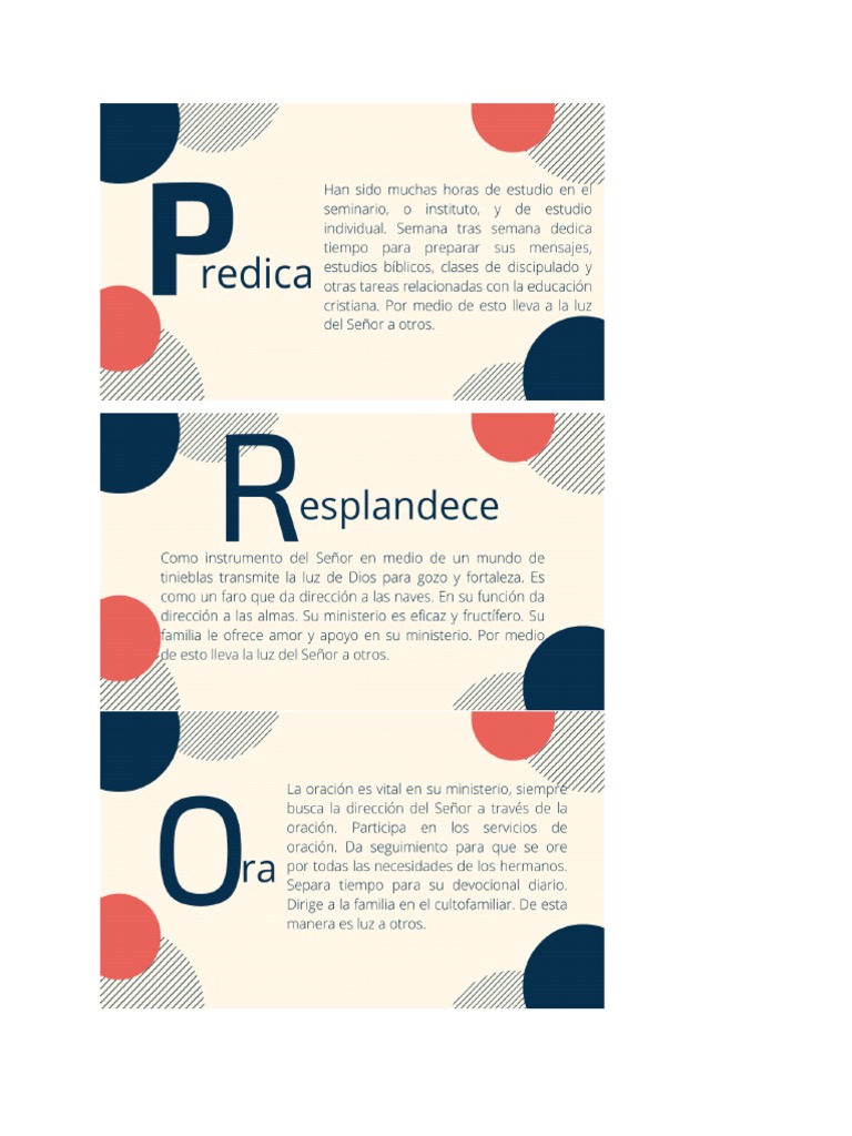 Acróstico Pastor | PDF