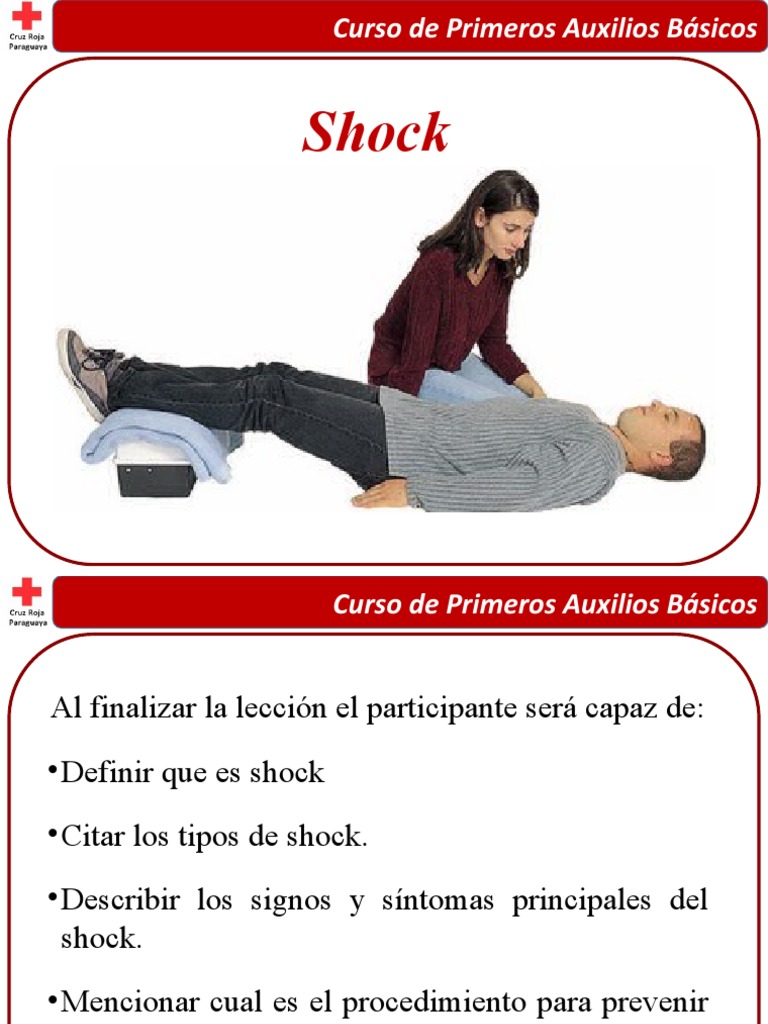 Tipos y Tratamiento del Shock | PDF | Primeros auxilios | Choque (circulatorio)