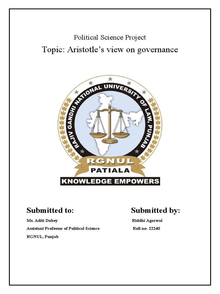 Political Science Project | PDF