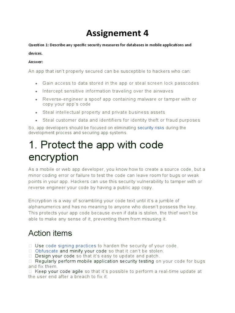 Assignement 4 | PDF | Security | Computer Security