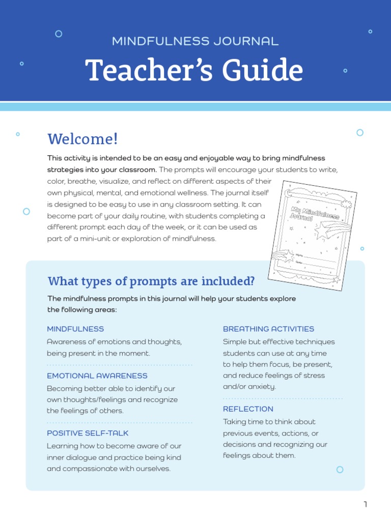 Mindfulness Journal Download | PDF | Breathing | Mindfulness