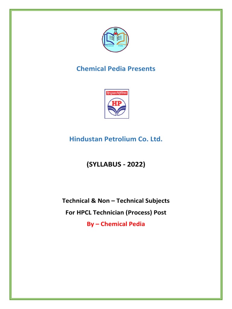 HPCL Technician Syllabus 2022 | PDF | Heat Transfer | Pump