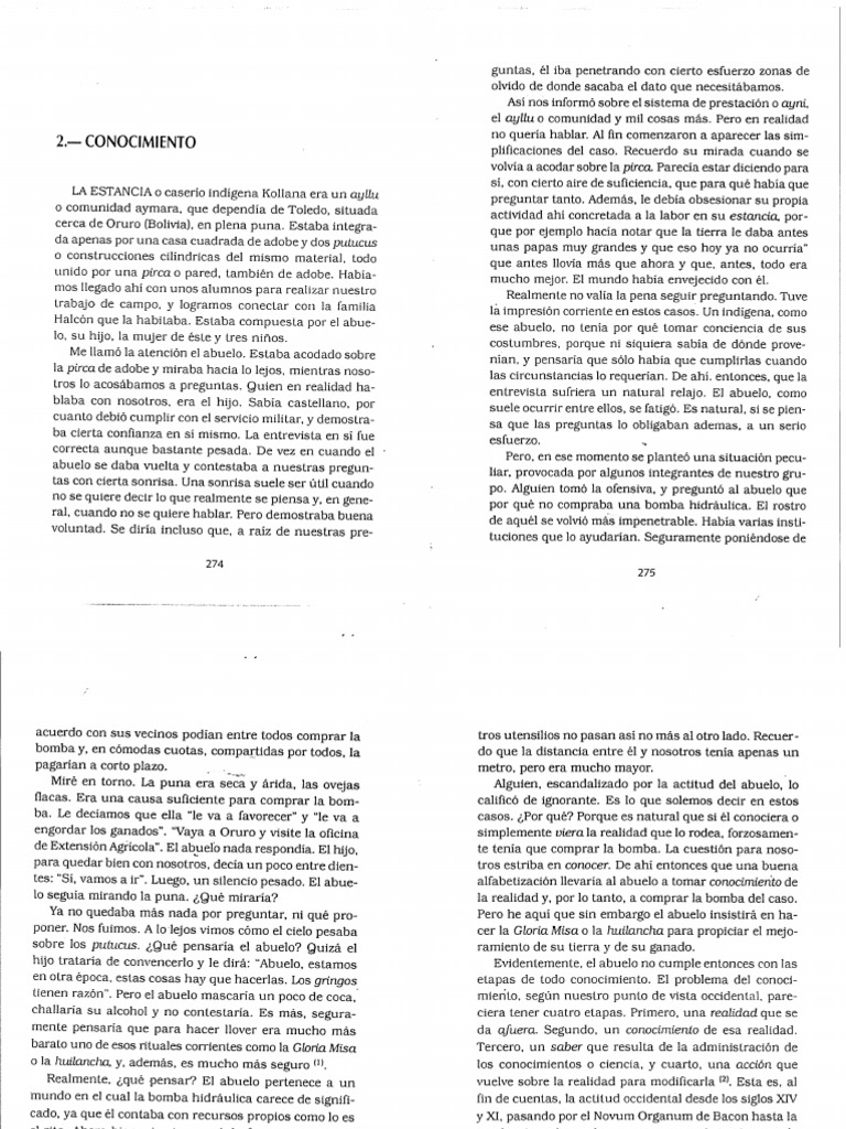 Kusch PIPA Conocimiento | PDF