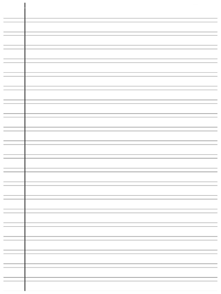 Hoja Doble Pauta | PDF