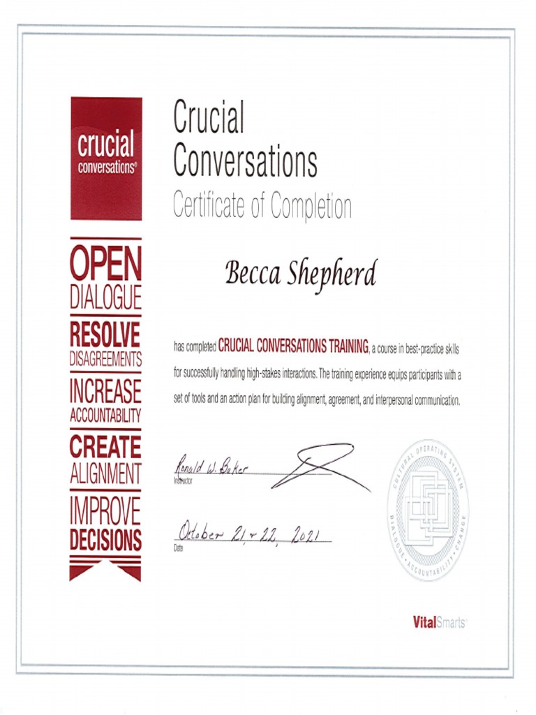 Crucial Conversations | PDF