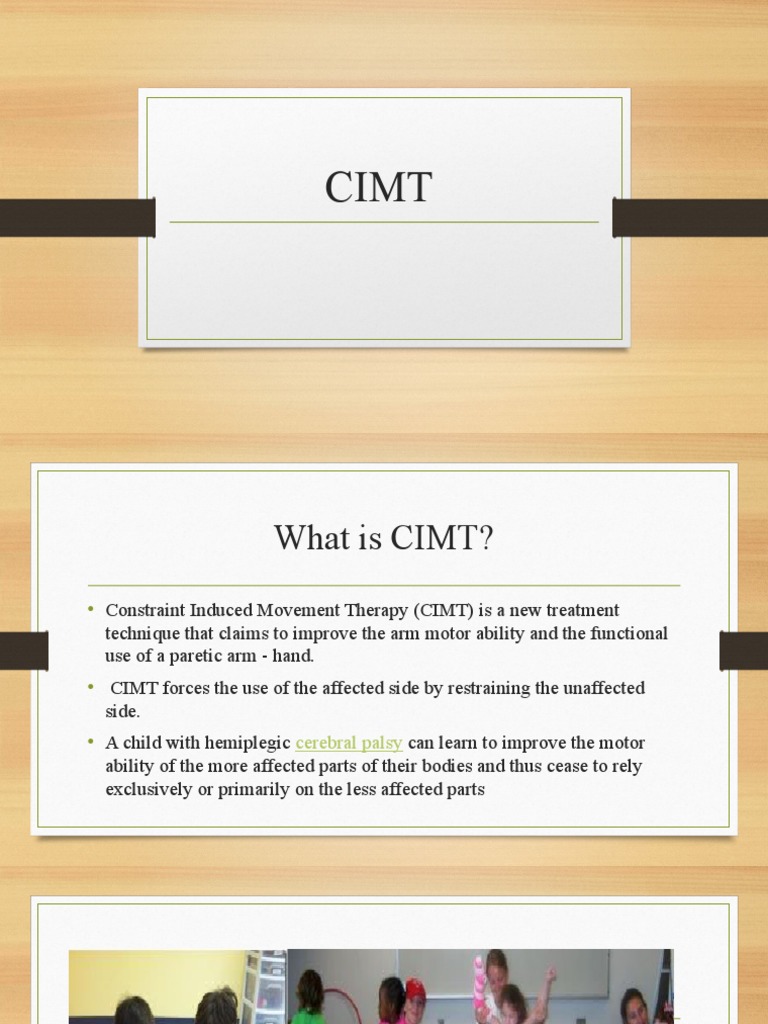 What is CIMT in 40 Characters | PDF | Nervous System | Neuroscience