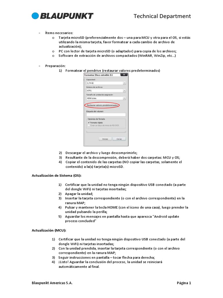 Instrucciones Actualizacion CT940 | PDF | Juegos y actividades | Tecnología