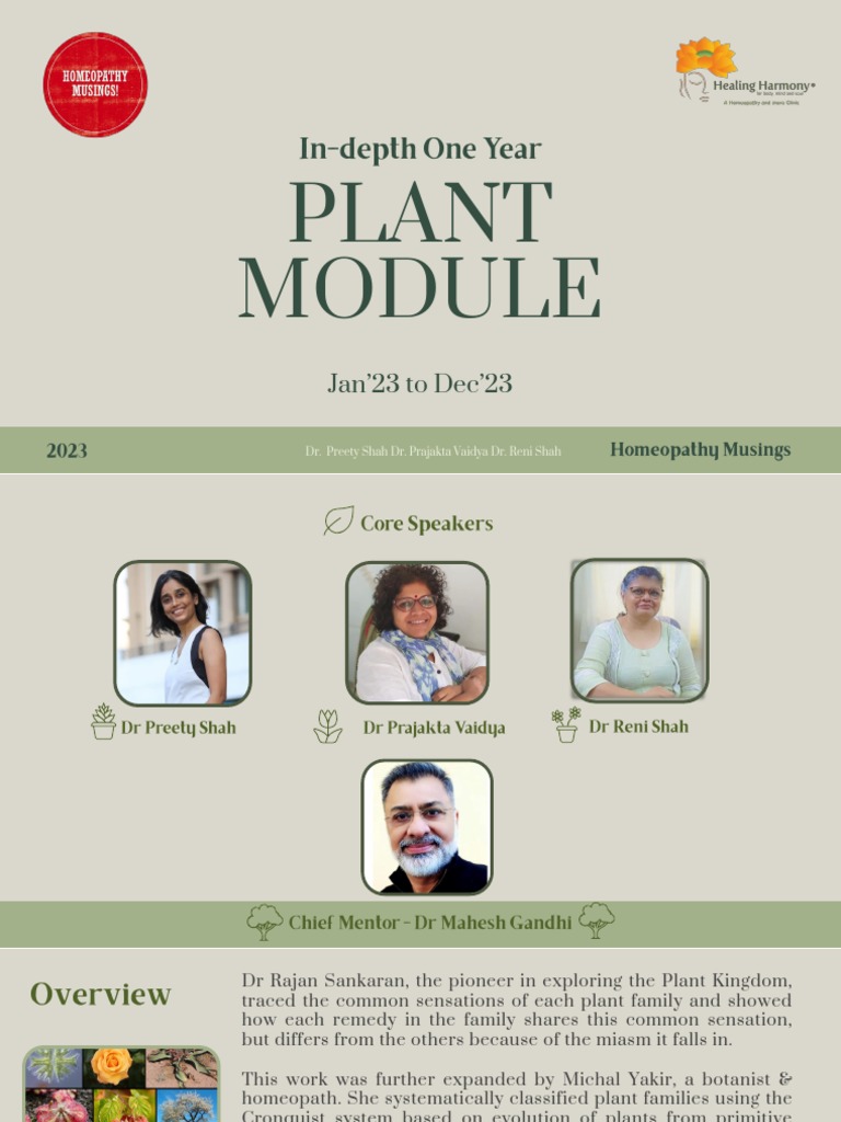 Plant Module | PDF | Homeopathy | Embryo