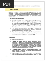 Revised CGTMSE Annual Guarantee Fees | PDF