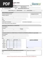 Fiche de Notation Pour Stage-1 | PDF