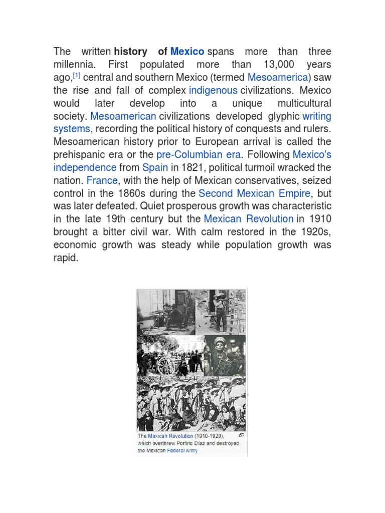 History of Mexico | PDF | History