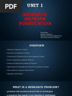 Parts of Research-Chapter 1 | PDF | Theory | Hypothesis