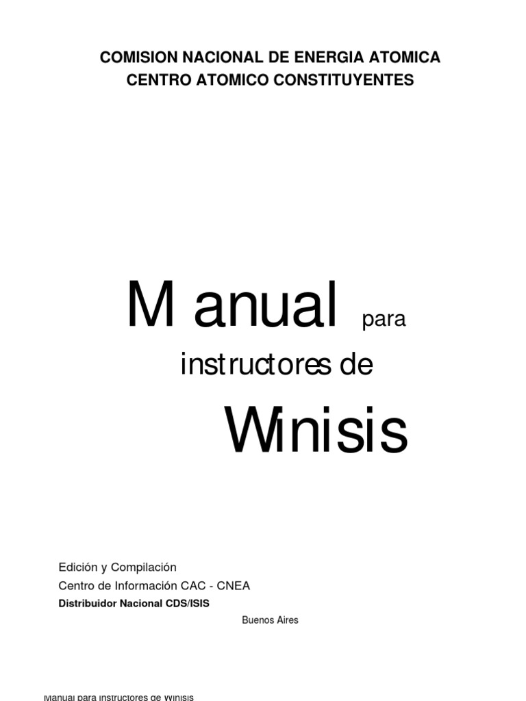 Man Winisis | PDF | Computadoras personales | Computadora central