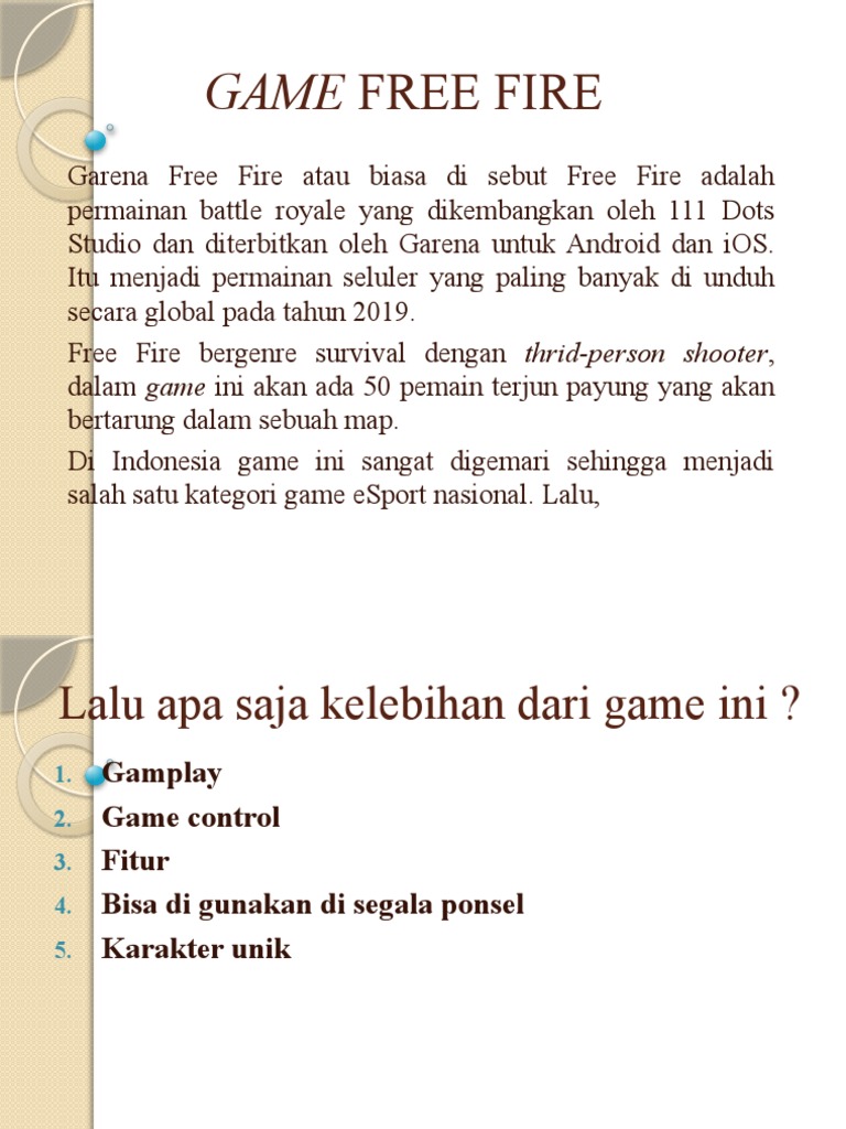 Game Free Fire | PDF