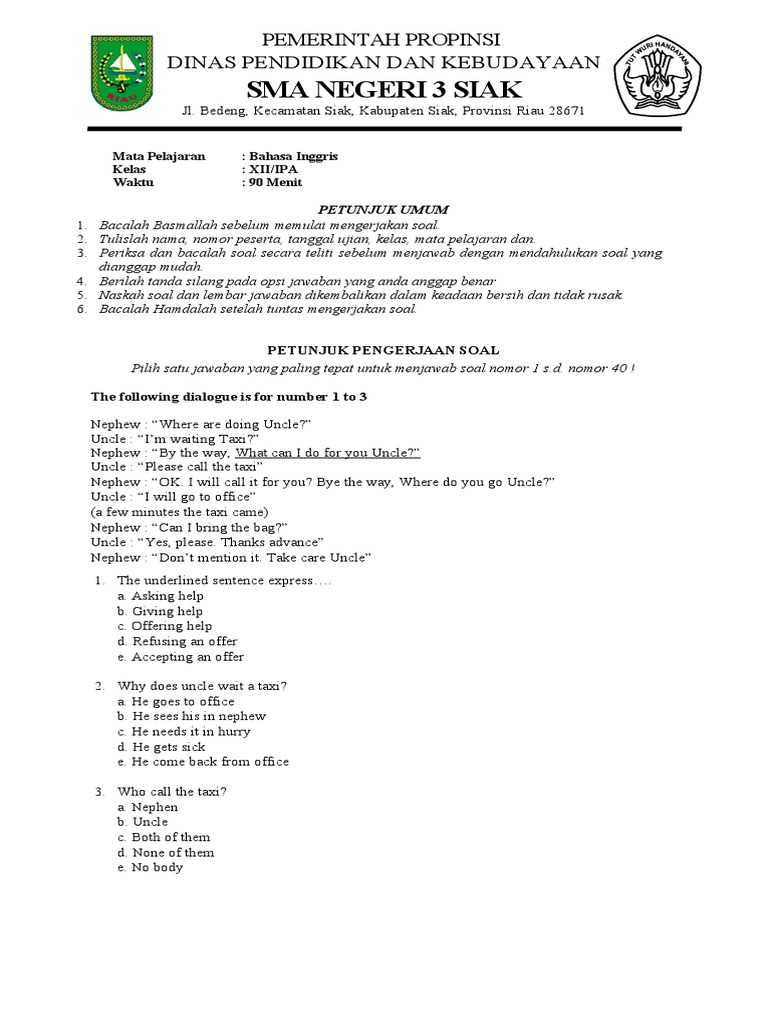 English Test Guide for Grade 12 | PDF | Language Arts & Discipline | Art