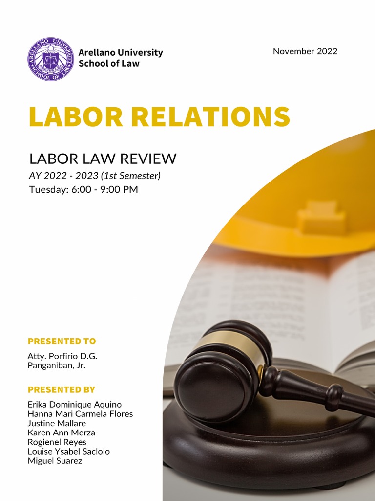 Group 4 Labor Relations | Download Free PDF | Employment | United ...
