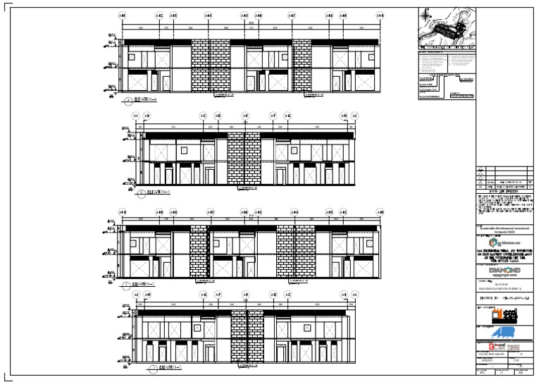 Block-A1 Building Elevations (Theme-1) | PDF | Building Materials ...