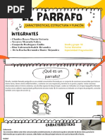 Definición y Elementos del Párrafo | PDF | Oración (Lingüística)