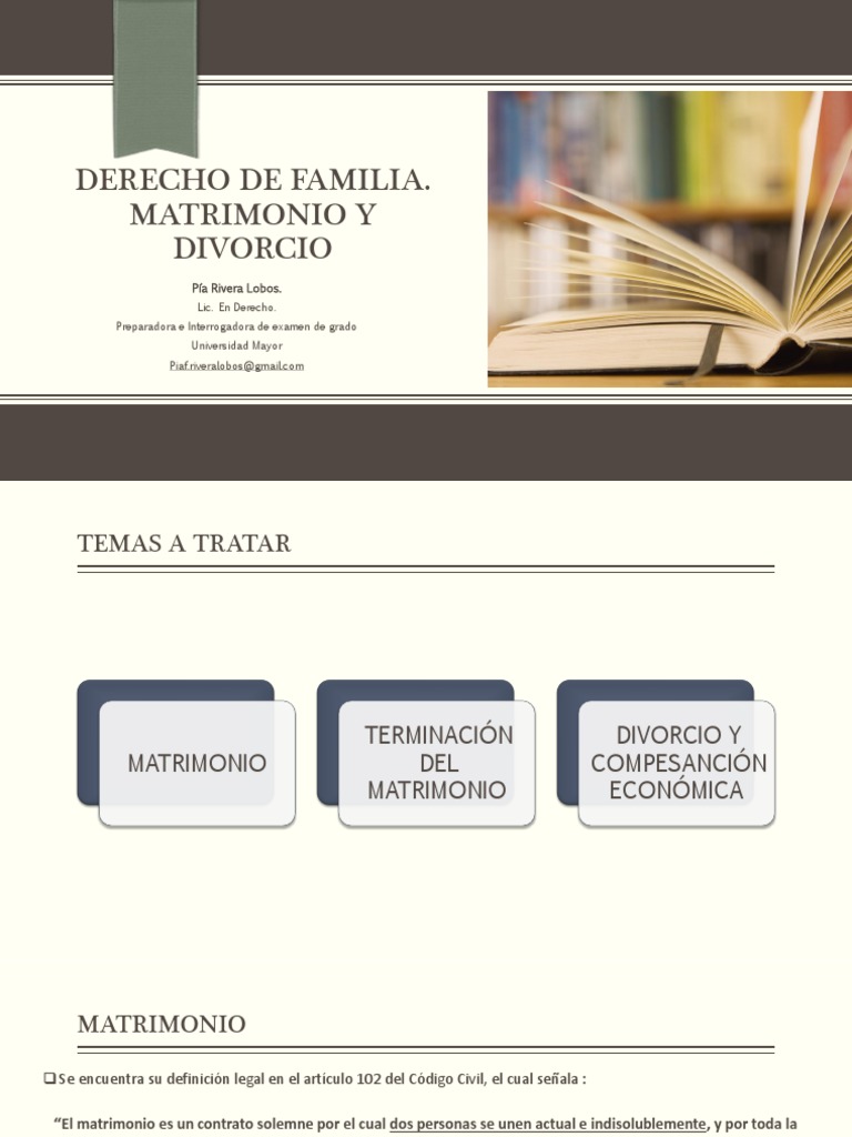 Matrimonio y Divorcio | PDF | Divorcio | Anulación