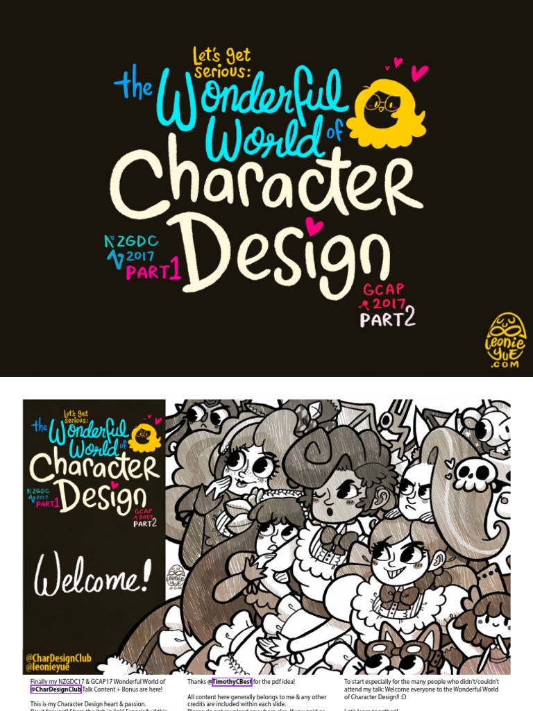 The Wonderful World of Character Design | PDF