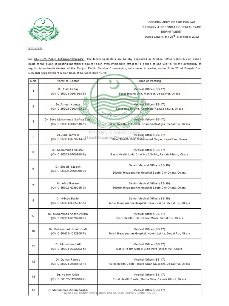 Notice Dha | PDF | Health Care | Pakistan