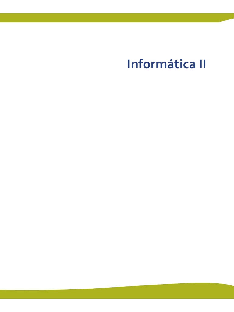 Libro de Informatica II Completo | PDF | Evaluación | Método de enseñanza