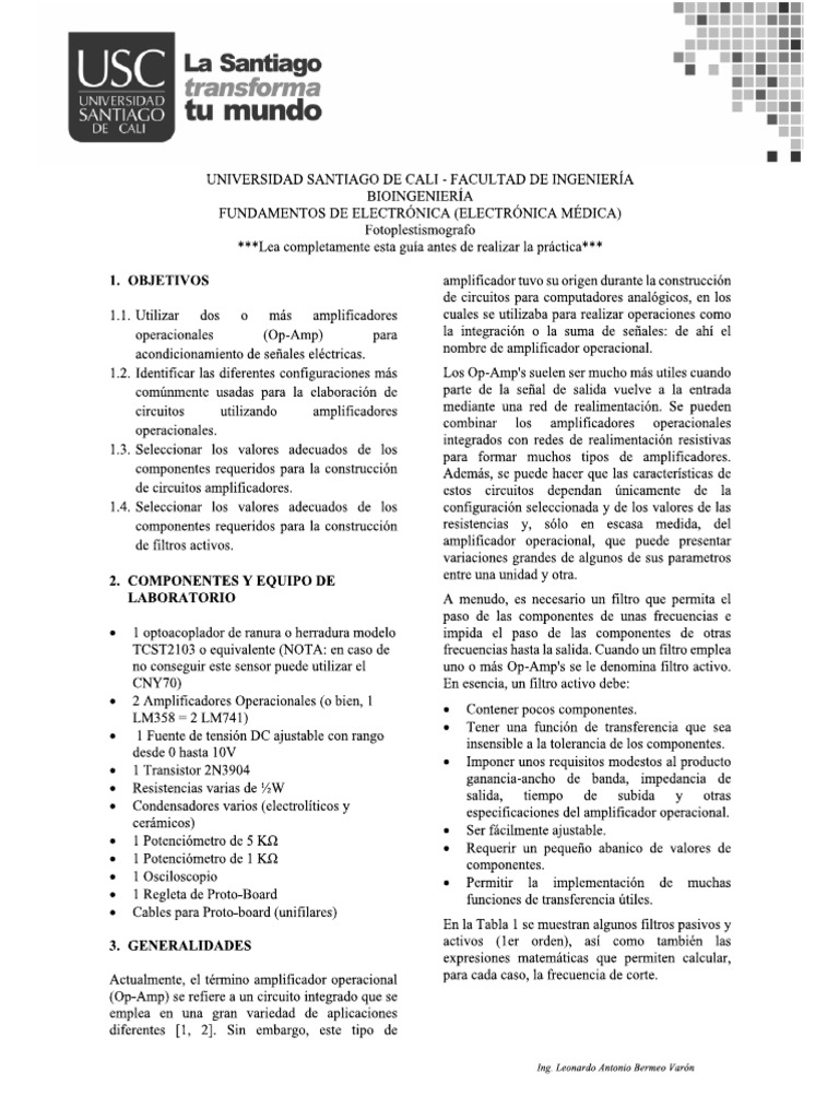 Fundamentos de Electronica Practica 03 | PDF