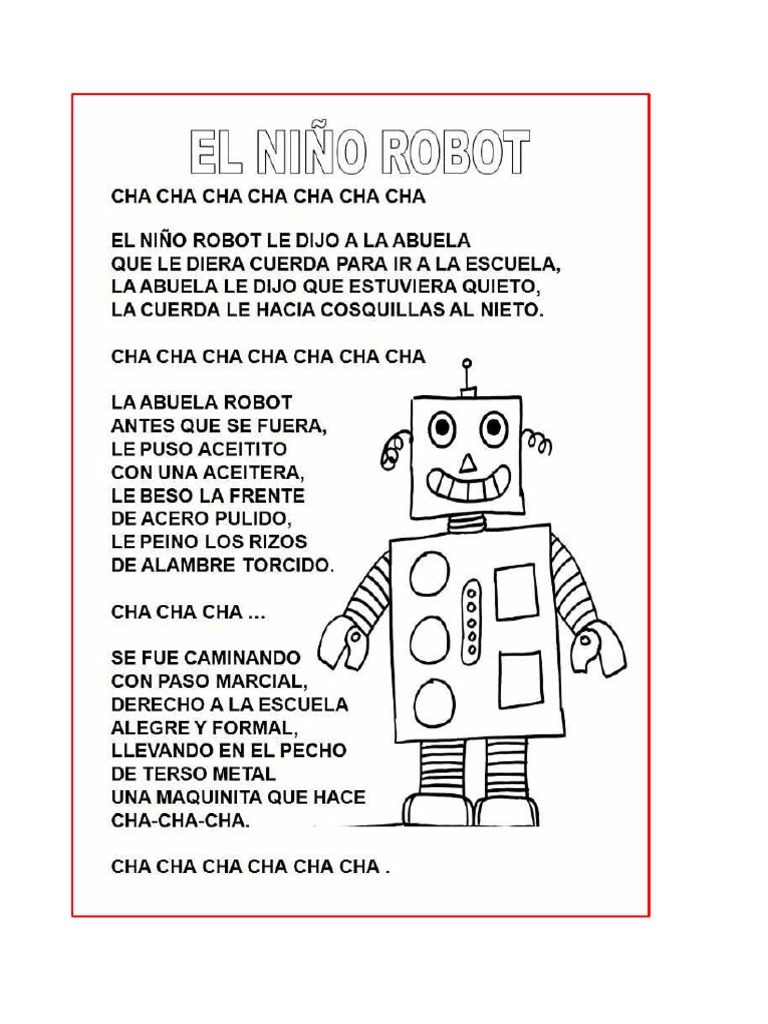 Canción El Niño Robot | PDF