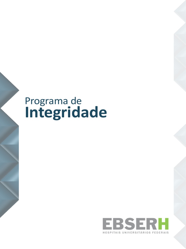 Programa Integridade Ebserh | PDF