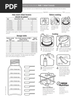 NAN Pelargon Acidified Infant Formula | PDF | Infant Formula | Milk